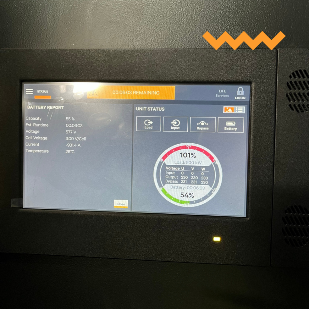 Infrastructure Resilience: DataVita DV2 UPS Testing - Wallace Whittle
